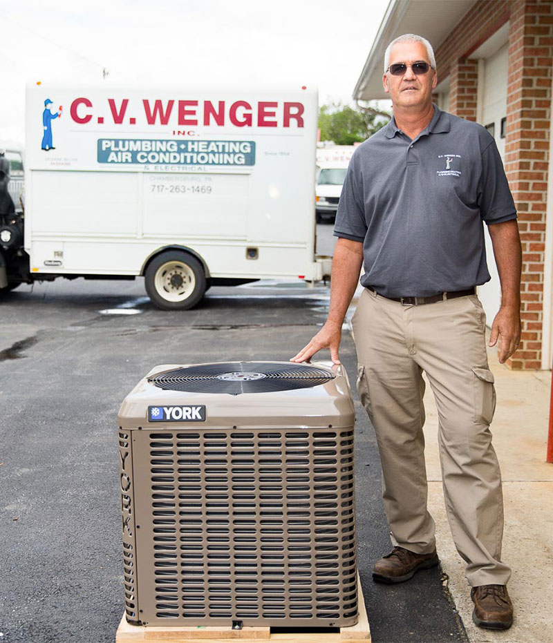 Plumbing & HVAC Contractor in Chambersburg, PA | C.V. Wenger Inc.